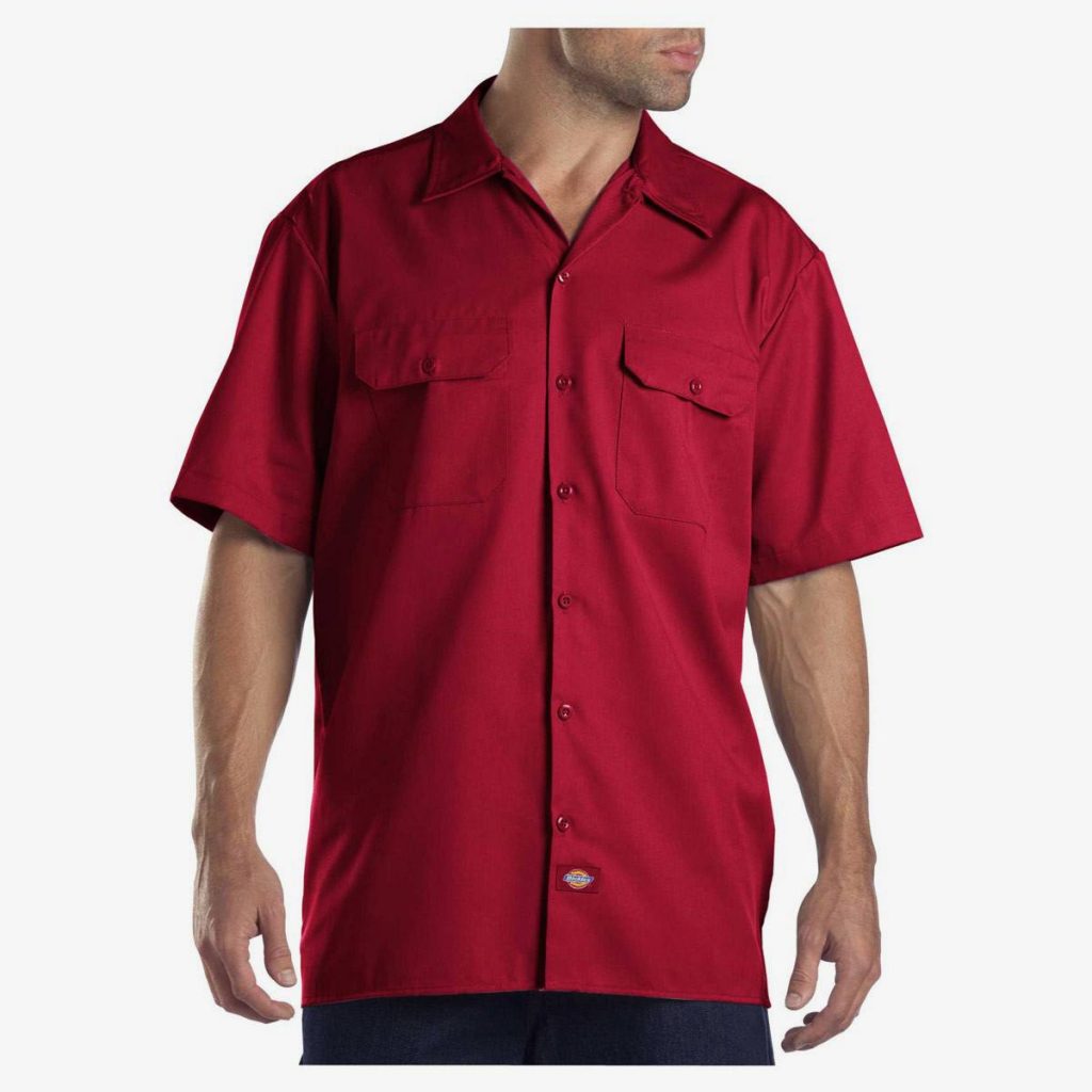 Dickies Men’s Short Sleeve Work Shirt – Castle Rebar & Supply